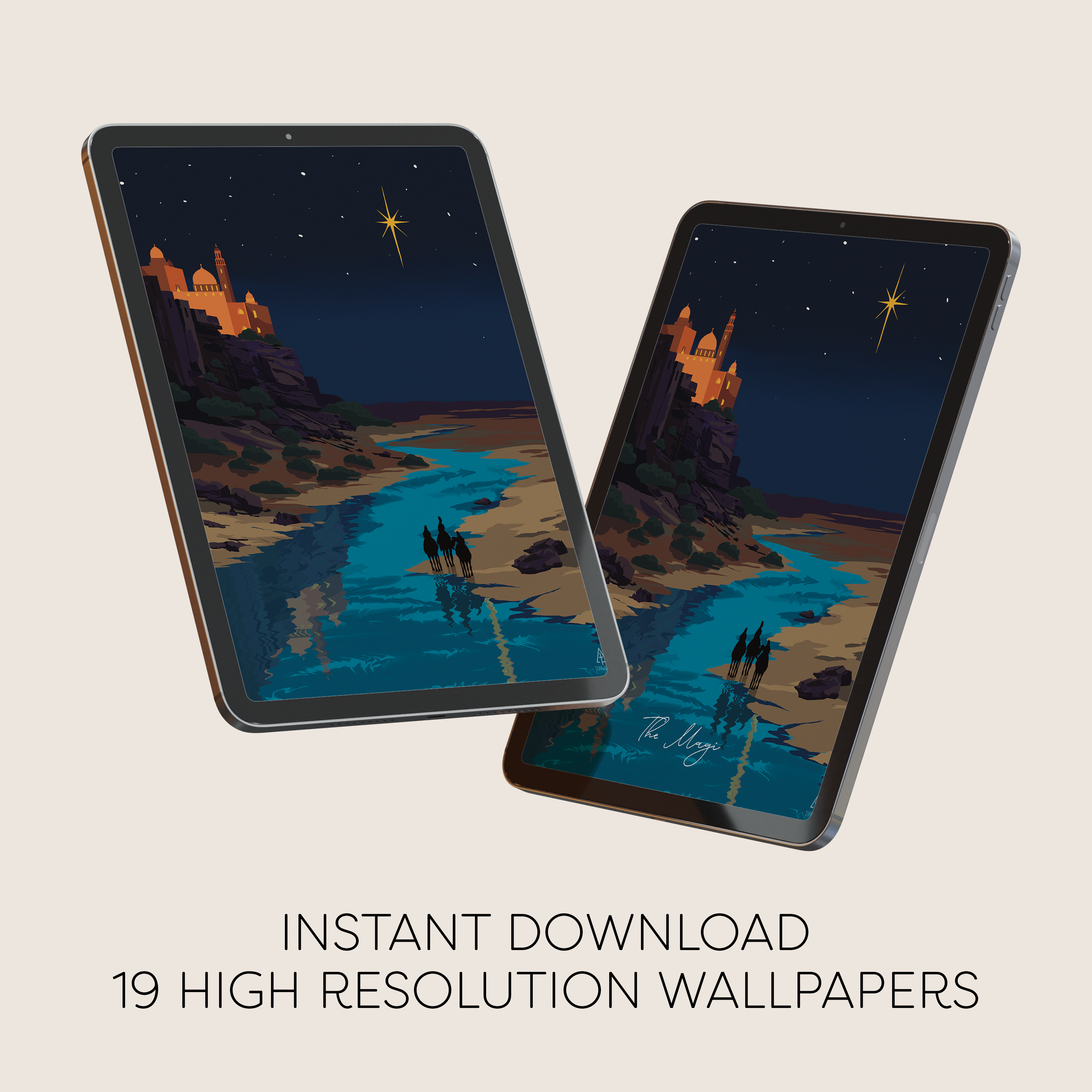 Magi Tablet Digital Wallpaper Bundle – Pine Tree Catholic